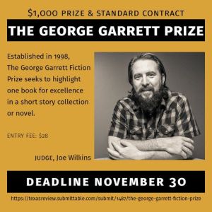 The George Garrett Fiction Prize – Review Tales